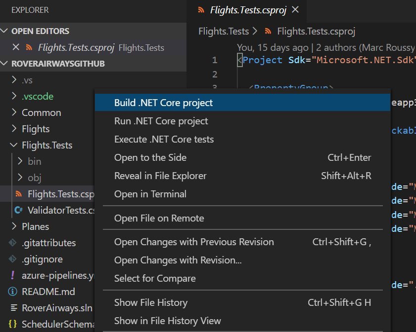 Top 5 .NET Core Extensions for Visual Studio Code – Marc Roussy
